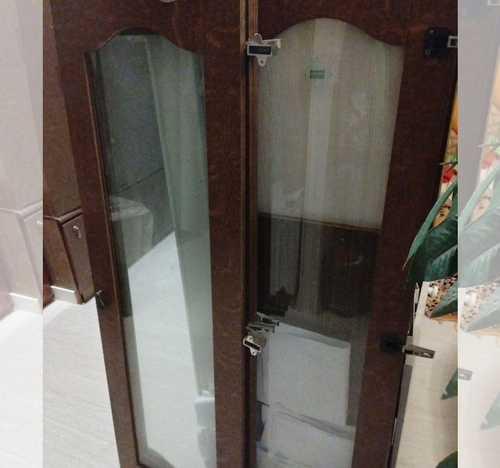 Стеклянные дверцы от шкафа. Размер 42 на 128