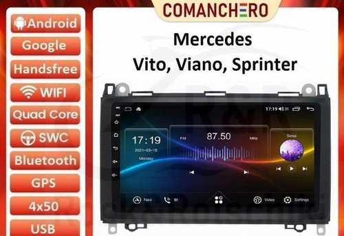 Магнитола Mercedes Vito, Viano, Sprinter - Android