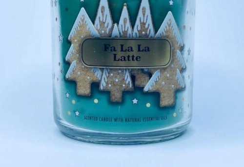 Свеча Fa La La Latte Bath and Body Works