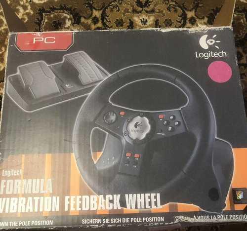 Игровой руль logitech formula vibration feedback