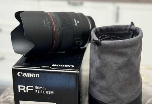 Объектив Canon RF 50mm f1.2l usm