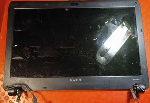 Передня крыш экрана+рамка+петл Sony PCG-41112L бу