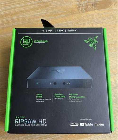 Карта видеозахвата Razer Ripsaw HD