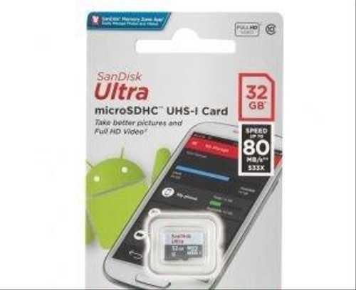 Micro SecureDigital 32Gb SanDisk sdsquns-032G-GN3