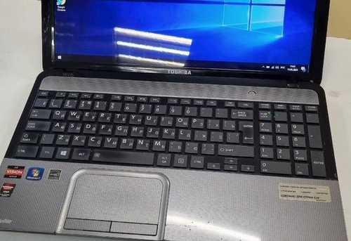 Игровой ноутбук 15.6" Toshiba SATELLITE L850D-C7S, 500 ГБ, A6-4400M, RAM 4 ГБ, Radeon HD 7610M 1 ГБ