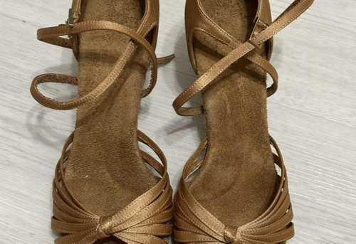 Туфли для бальных танцев латина, каблук 5 см