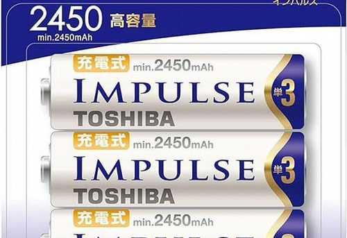 Новые оригинальные аккумуляторы Toshiba impulse аа