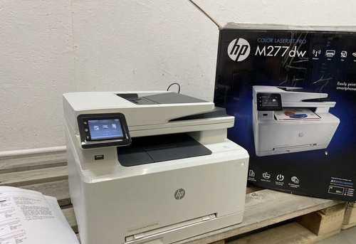 Цветное мфу принтер HP M277dw 2-стор.печать + Wi-F