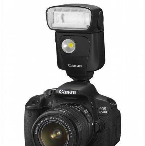 Вспышка Canon Speedlite 320ex+Чехол+4 батарейки