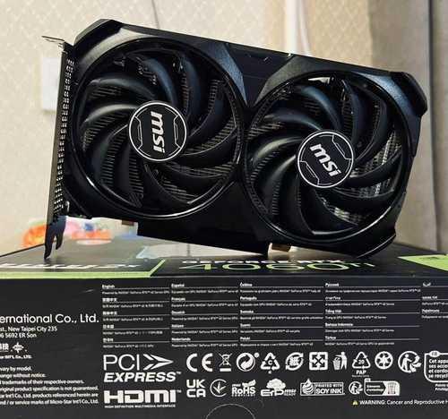 Видеокарта rtx 4060ti 16gb msi ventus 2x