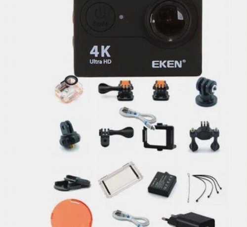 Eken Экшн-камера Eken H9 Ultra HD, цвет- черный