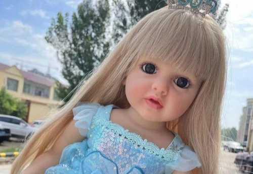 Кукла реборн 56 см Эльза принцесса новая