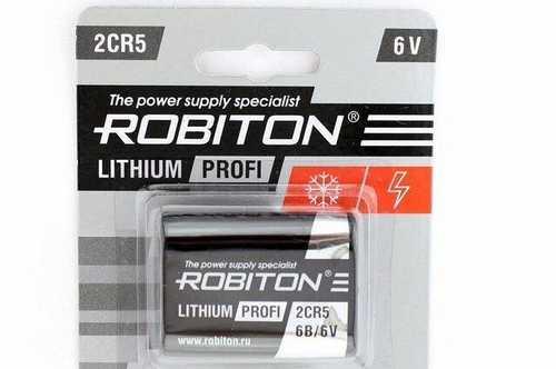 Батарейка литиевая Robiton Lithium Profi 2CR5, DL2