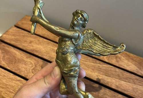 Ангел бронза 19 век подсвечник люстра