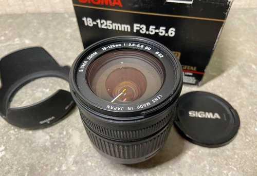 Sigma 18-125mm для Nikon
