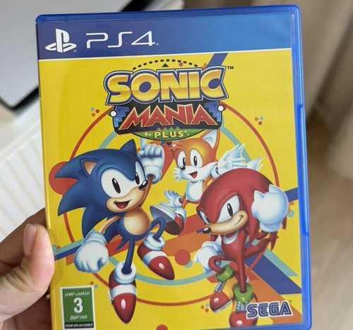 Продам игру на PS 4,5 Sonic mania plus