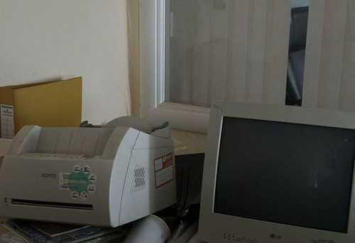 Офисная техника бу Принтеры, блоки и мониторы