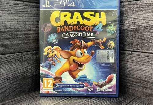 Crash Bandicoot 4 It's About Time (Новый) Sony PS4