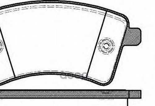 Колодки торм.пер. 1351.00 Remsa
