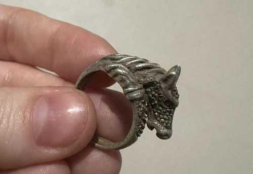Серебряное кольцо винтаж с марказитами