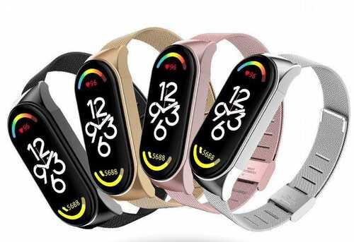 Ремешок для Mi Band 3/4 металлический