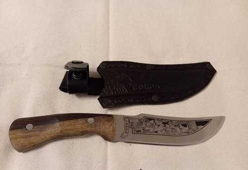 Нож туристический "Сокол-2", с кобурой