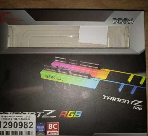 G.Skill trident Z RGB F4-3200C16D-16gtzr 16 гб