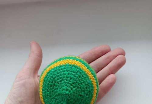 Мяч игра Сокс Игрушка антистресс вязаная зелёная