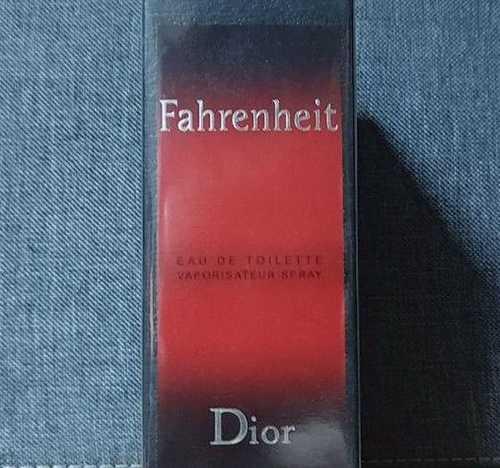 Новая туалетная вода Dior Fahrenheit 100 оригинал