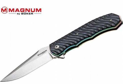 Нож перочинный Magnum Boker Satin Rainbow 01SC107