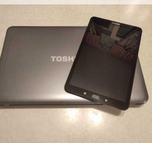 Ноутбук toshiba satellite C850D-D6S   планшет