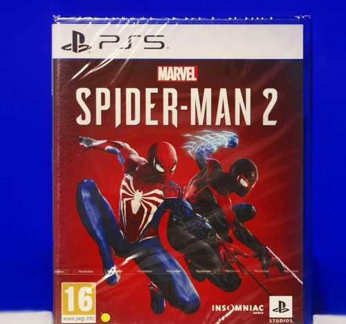 Spider man 2 ps5 диск полностью на русском