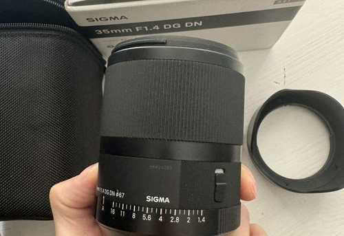 Sigma AF 35mm F/1.4 DG DN Art Sony E