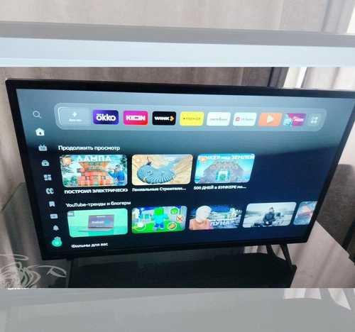 Телевизор SMART tv 32 бу рабочий