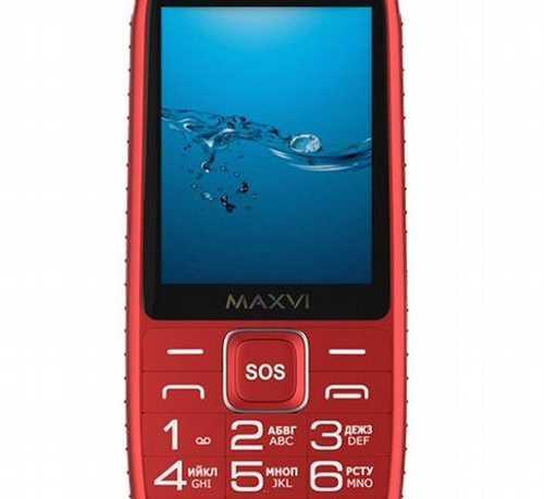 Сотовый телефон Maxvi B9 2.8" Red GSM