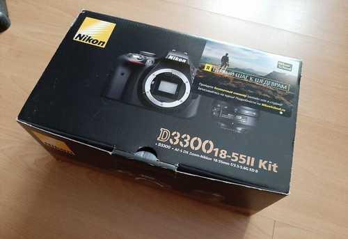 Коробка от фотоаппарата Nikon D3300