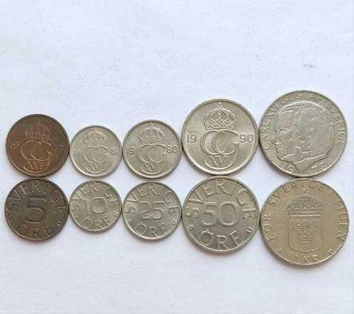 Иностранные монеты (Швеции)
