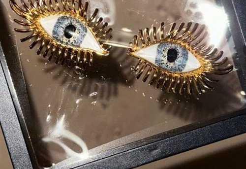 Серьги-глаза Schiaparelli