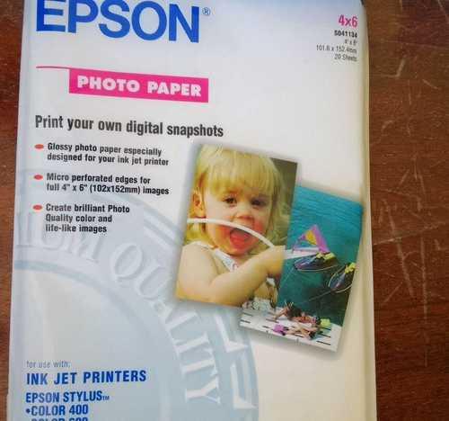 Фотобумага epson 10х15