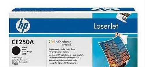 Картридж HP Color LaserJet CE250A Black Print Cart
