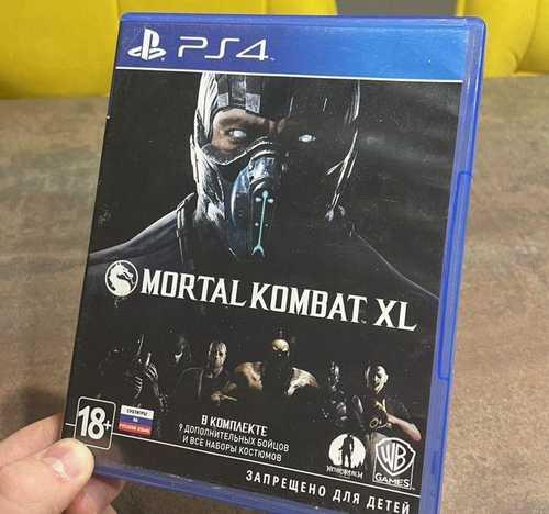 Mortal kombat XL диск ps4