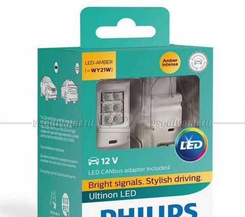 Светодиодные лампы philips Ultinon LED WY21W с обм