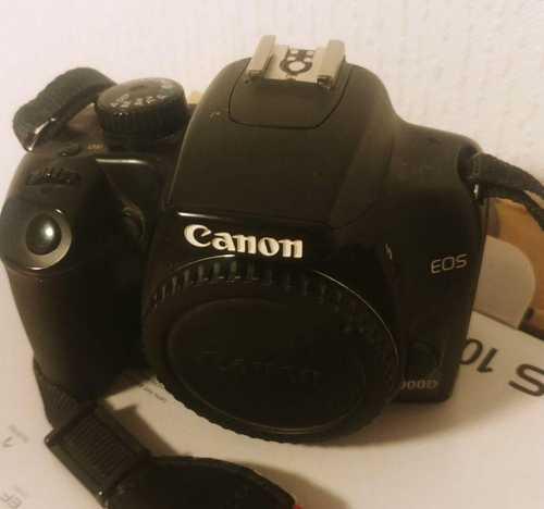 Фотоаппарат canon 1000d. С минимальным пробегом