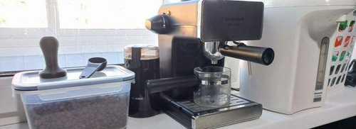Кофеварка рожковая Brayer 1103BR (комплект)