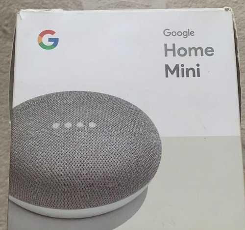 Колонка google home mini