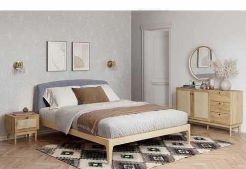 Кровать Одли 140 Velvet Grey