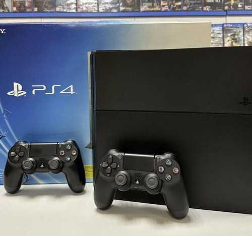 Приставка Sony PlayStation 4  2 джойстика 15 игр