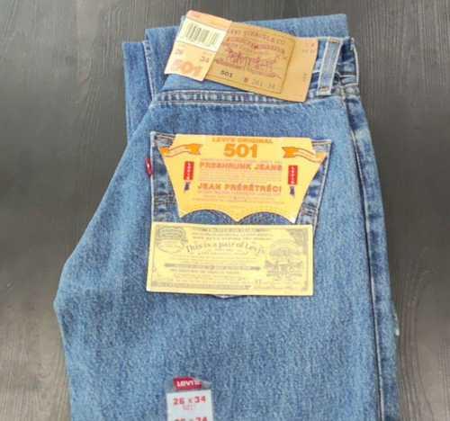 Джинсы levis 501 W26 L34