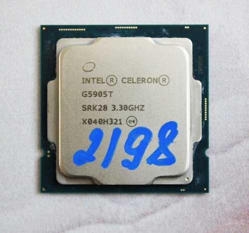 Процессор 1200 intel Celeron G5905T (3.30 GHz)