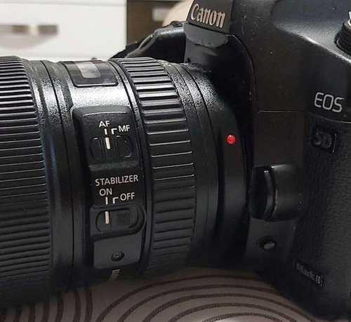 Canon 5d mark ii с объективом 24-105L 1:4